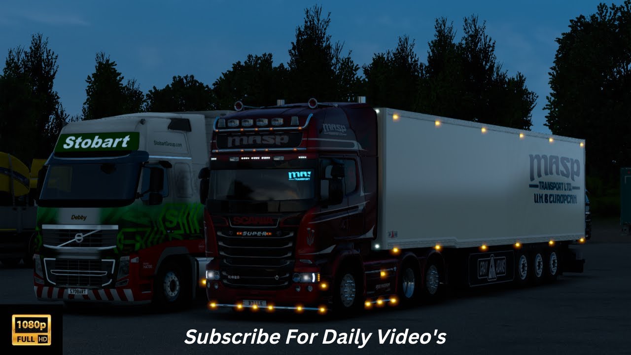 MASP Scania R620 V8 Topline 'Red passion' | Edinburgh - Dublin | P2 ...