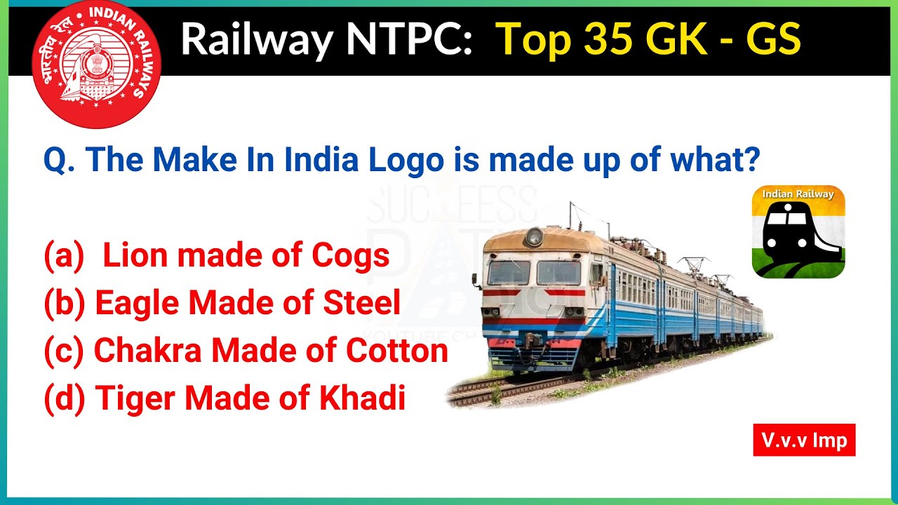 Railway NTPC 35 GK | General Knowledge | GK Questions & Answers | GK ...