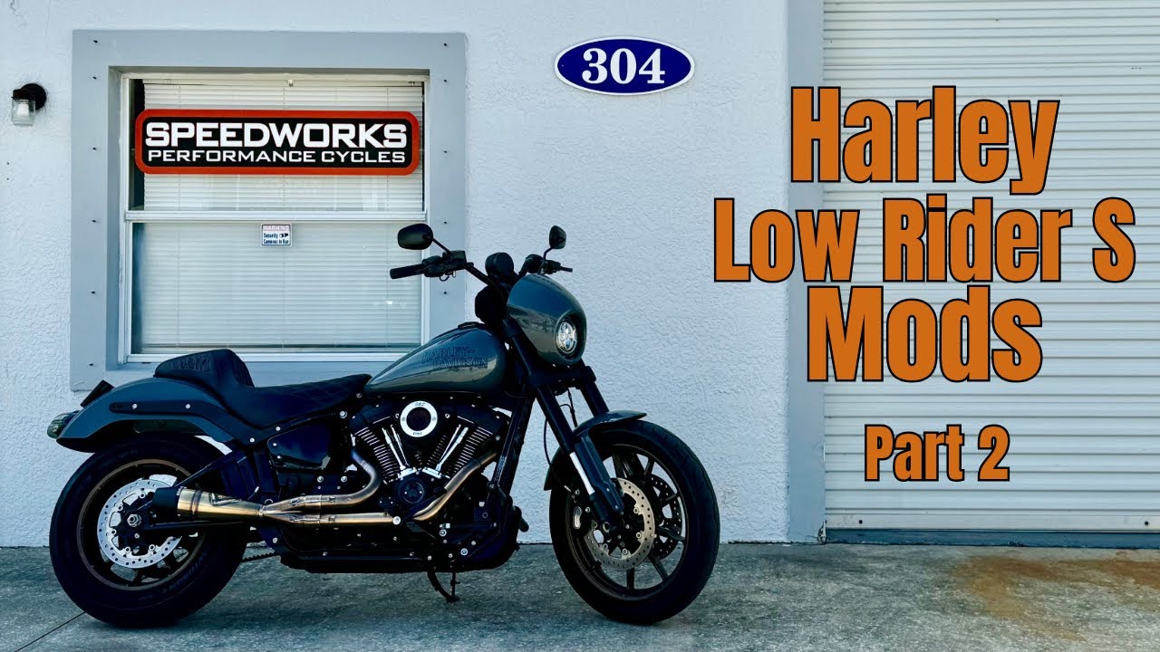 More mods for my Harley Davidson Low Rider S from Speedworks ...
