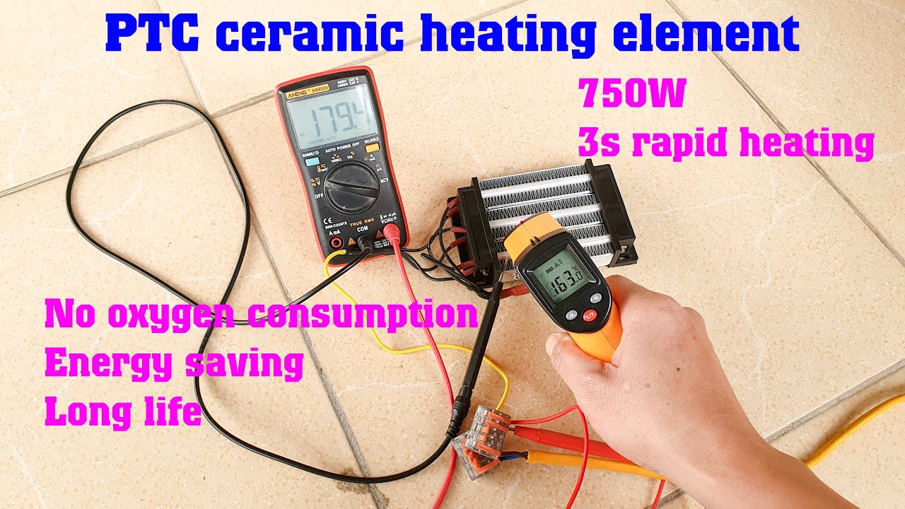 750W PTC Ceramic Heating - Best Value 2021 - YouTube