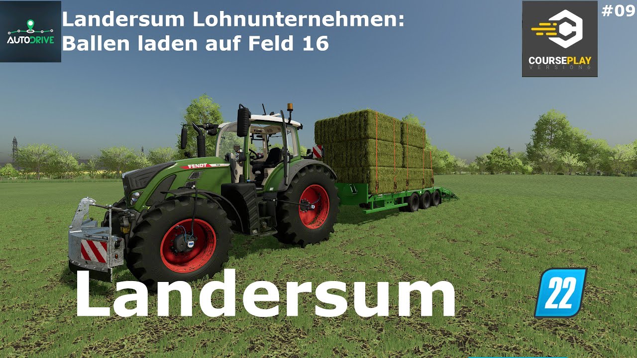 Landersum #10 Ballen laden auf Feld 16 - YouTube