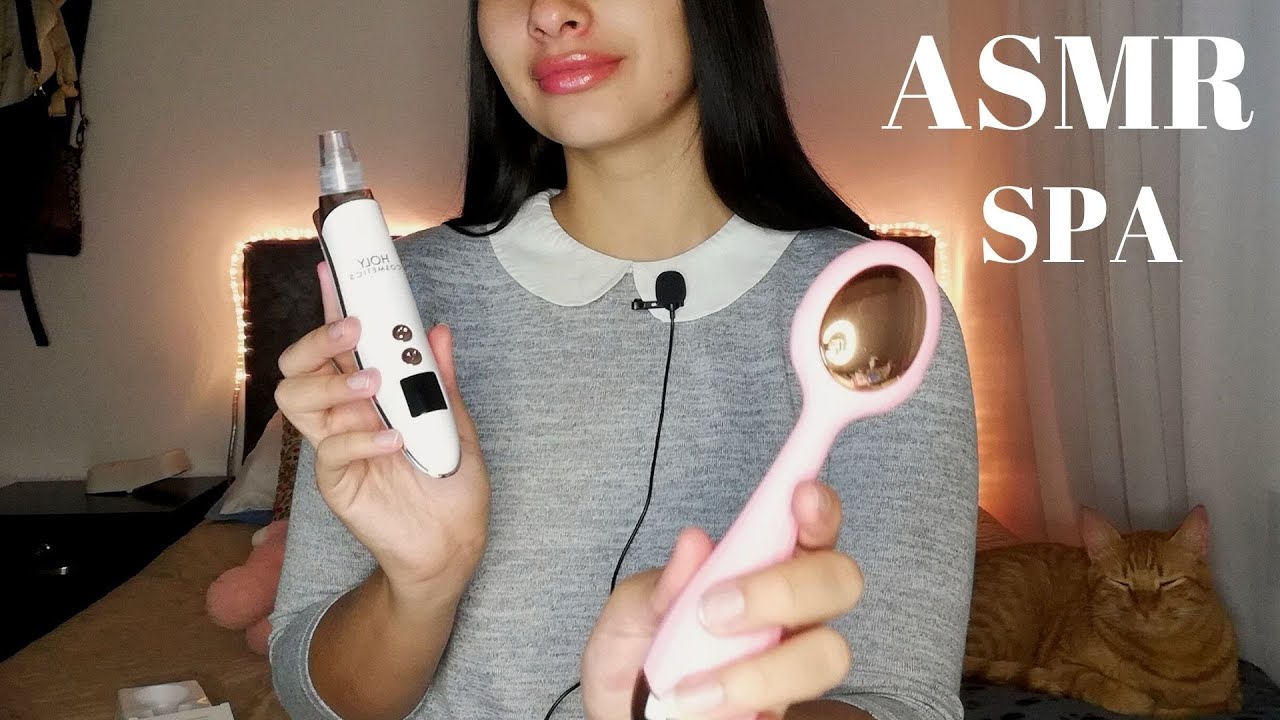 ASMR en español ROLEPLAY SPA - TRATAMIENTO FACIAL / Nora ASMR - YouTube