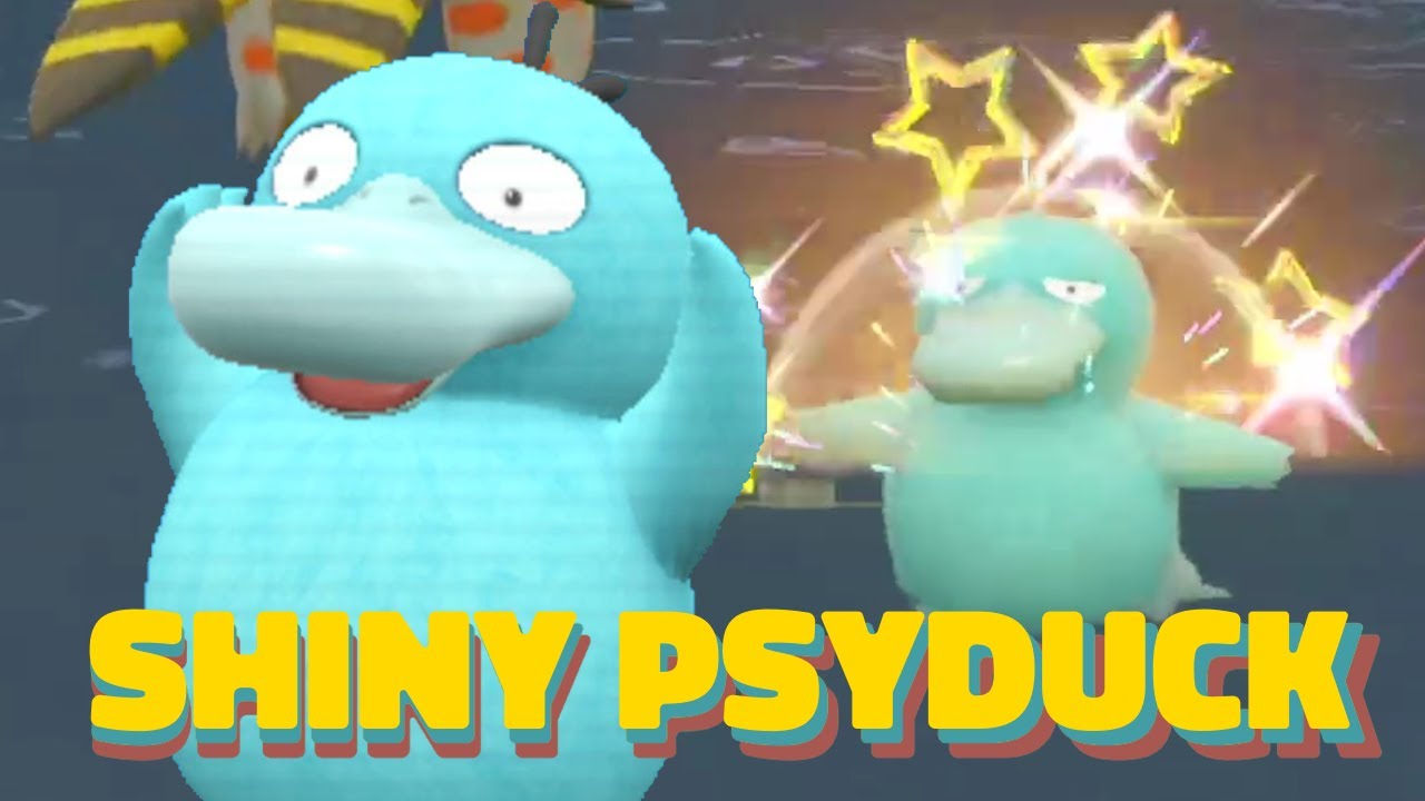 Shiny Pokemon Reaction | Psyduck in Pokémon Violet - YouTube