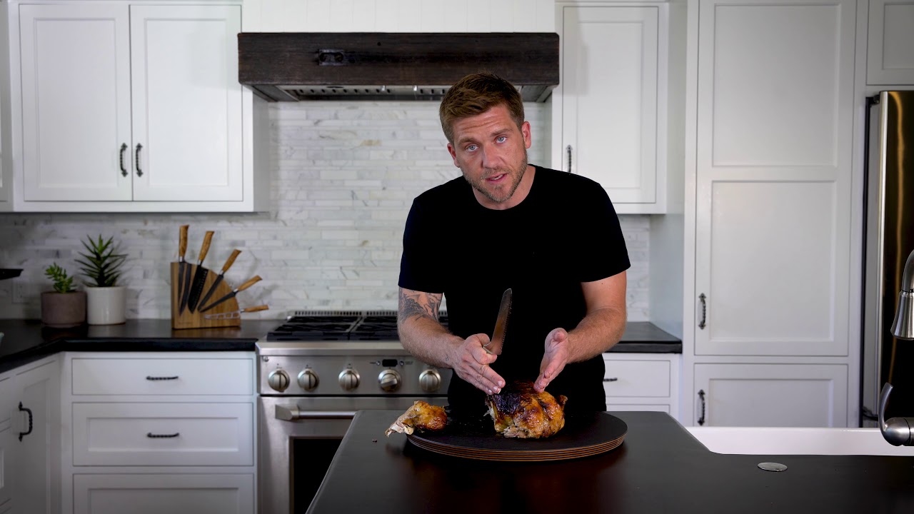 How To Carve a Roasted Chicken with Chef Adam Glick - YouTube