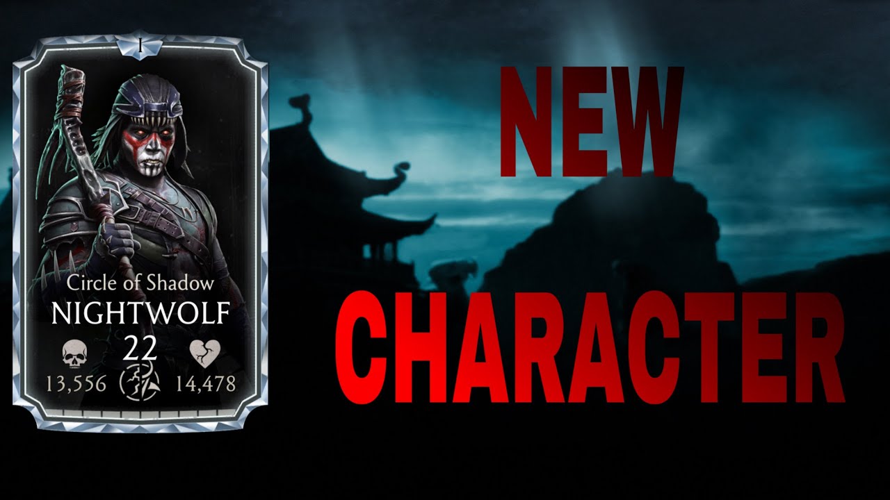 TESTING OUT THE NEW CIRCLE OF SHADOW NIGHTWOLF IN MK MOBILE - YouTube