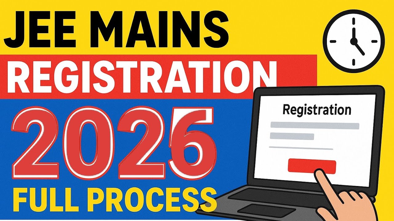 JEE Mains 2025 Registration Full Process 🔥 | Step by Step Guide | NTA ...