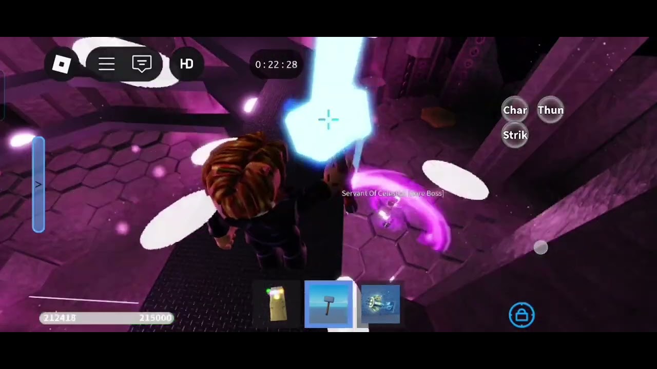 How to get to temple and upgrade cosmi rod in Thanos simulator #roblox ...
