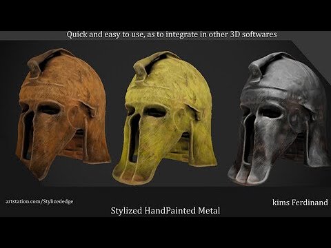 Stylized hand painted Generator Substance Painter - YouTube