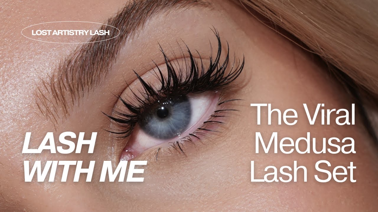 Medusa Lash Set Tutorial | How to Create Perfect Spiked Sets - YouTube