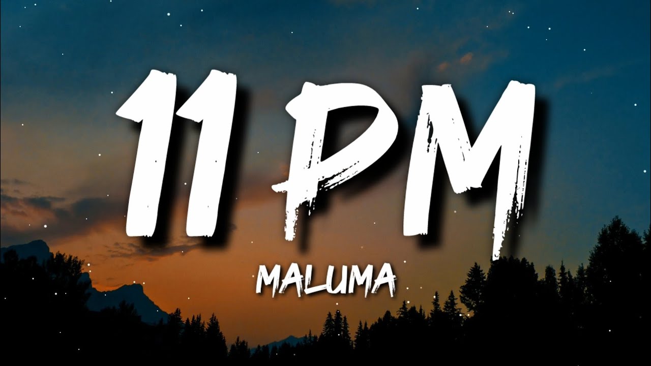 Maluma - 11 PM (Letra / Lyrics) - YouTube