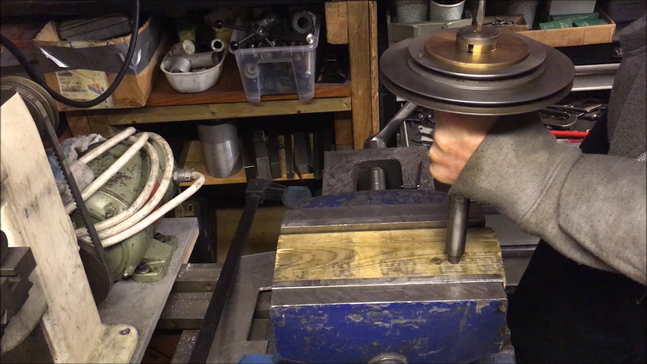 Myford Super 7 - motorizing assembly - part 1 - YouTube