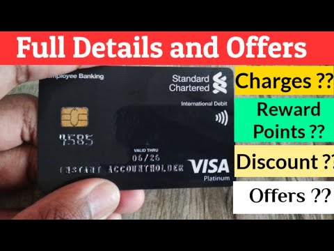Standard chartered Bank Debit Card Full Details - YouTube