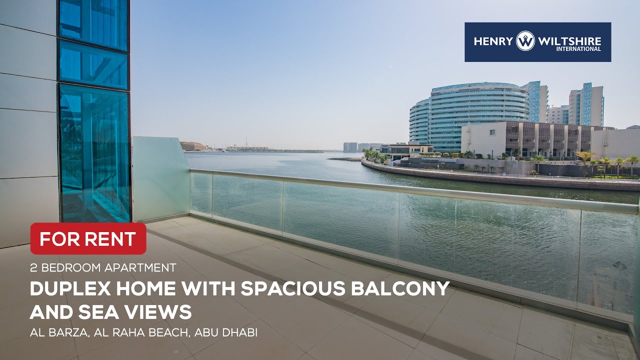 Duplex home with spacious balcony and sea views - YouTube
