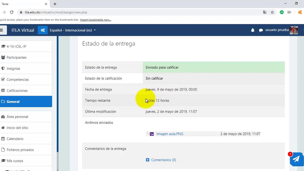 Subir Tarea - ITLA Campus Virtual - YouTube