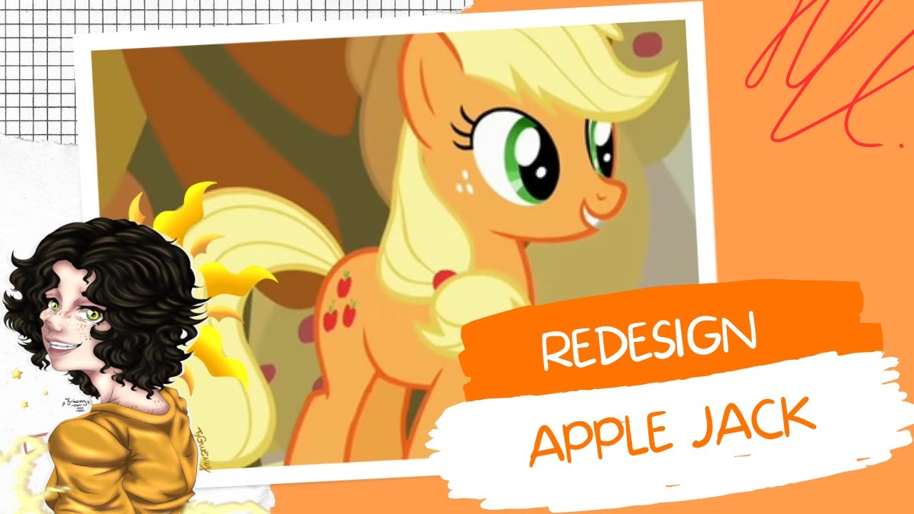 【Redesign】N°3 : Apple Jack [My Little Pony] - YouTube
