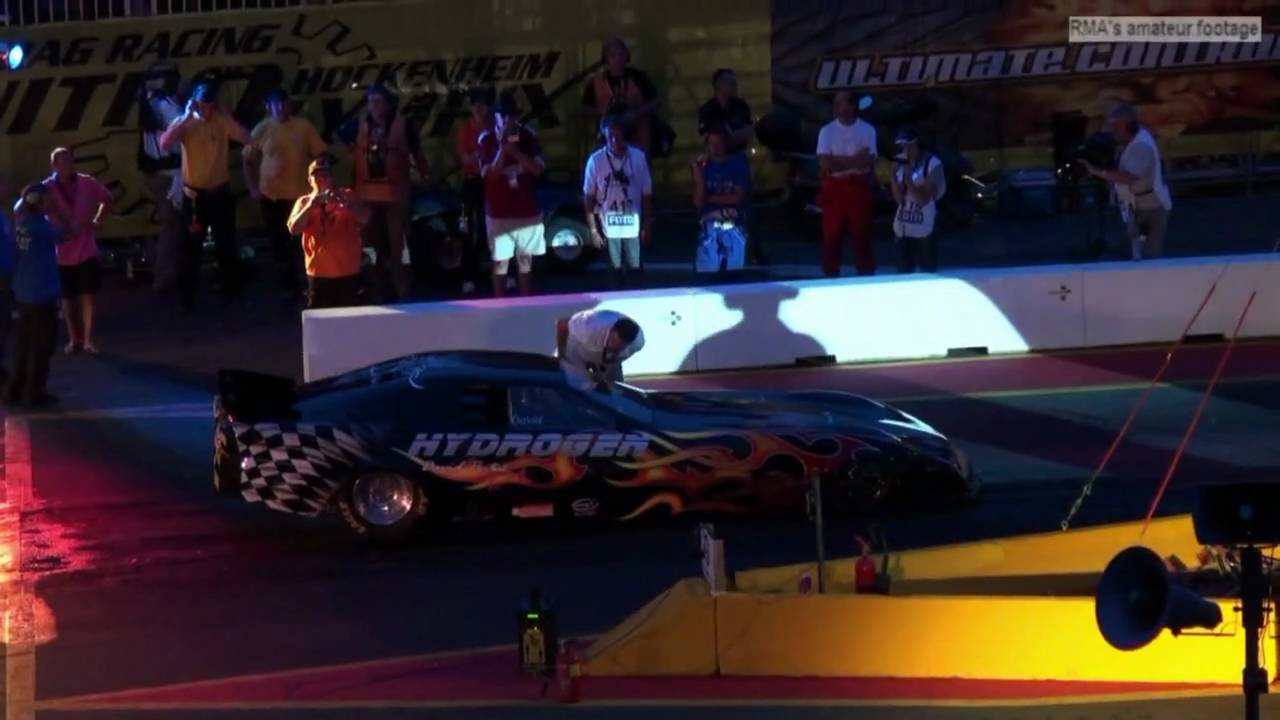Drag Racing 2010 - Nightshow - Hydrogen Rocket car - NitrOlympX ...