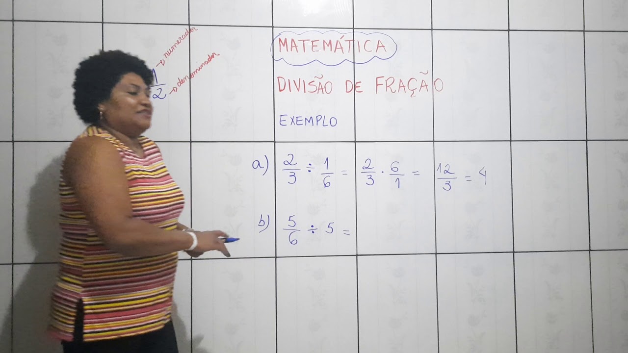 Matemática - Divisão de fração - YouTube