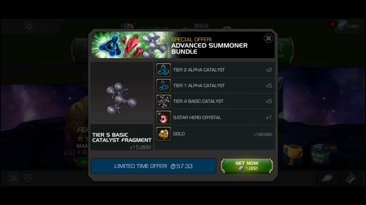LIMITED OFFER!!! ADVANCE SUMMONER BUNDLE!! MCOC - MARVEL CONTEST OF ...