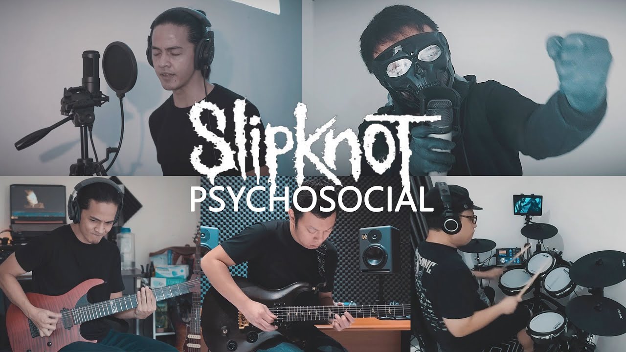 Slipknot - Psychosocial (FULL COVER) - YouTube