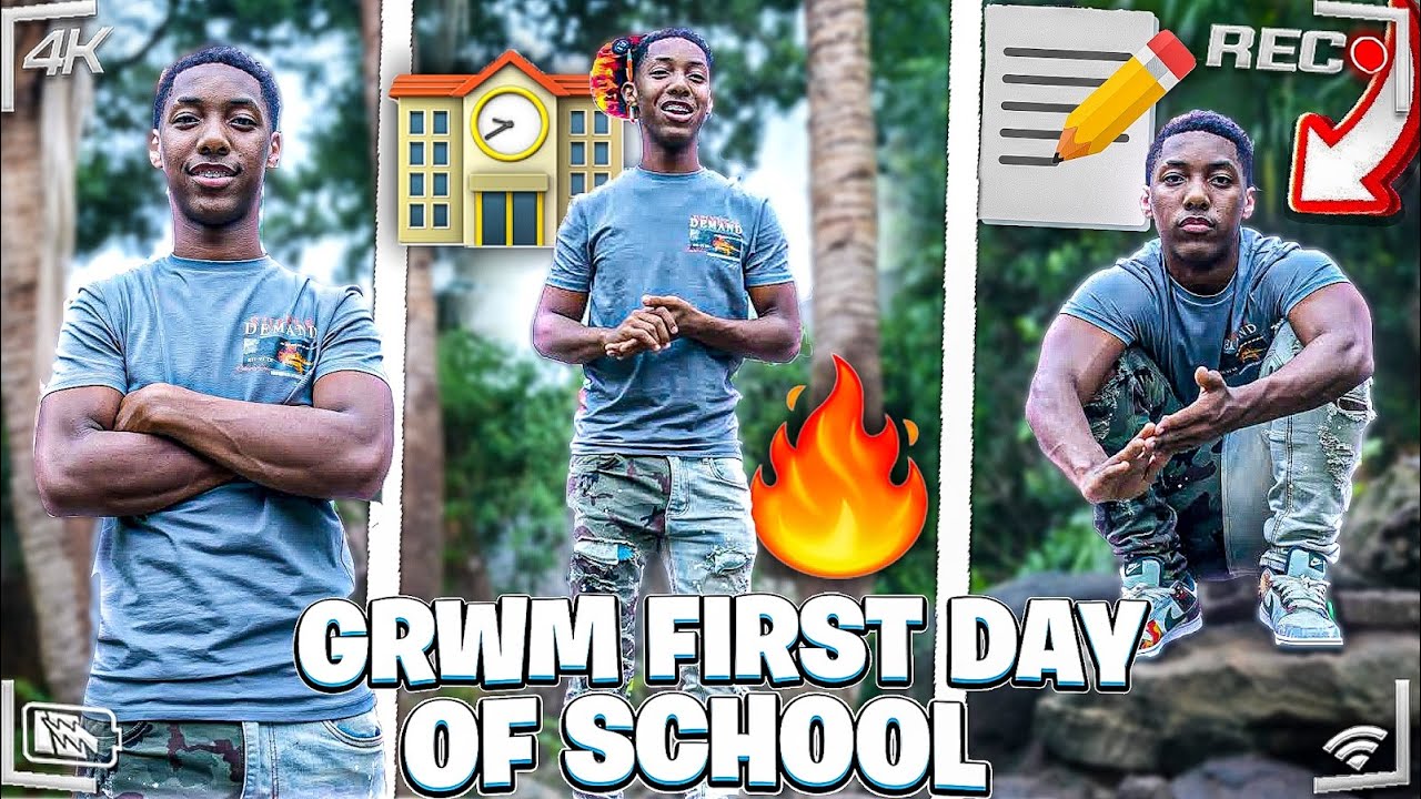 GRWM FIRST DAY OF SCHOOL | JUNIOR YEAR - YouTube