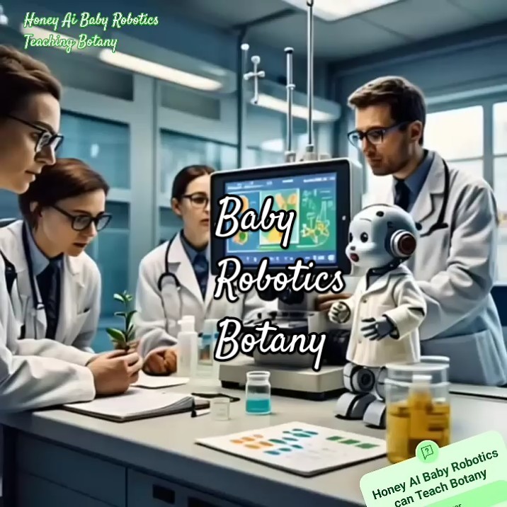 Honey AI BabyRobotics Teaching Botany#ai#baby#robot#teach#botany#medical#doctor#science#school# ...