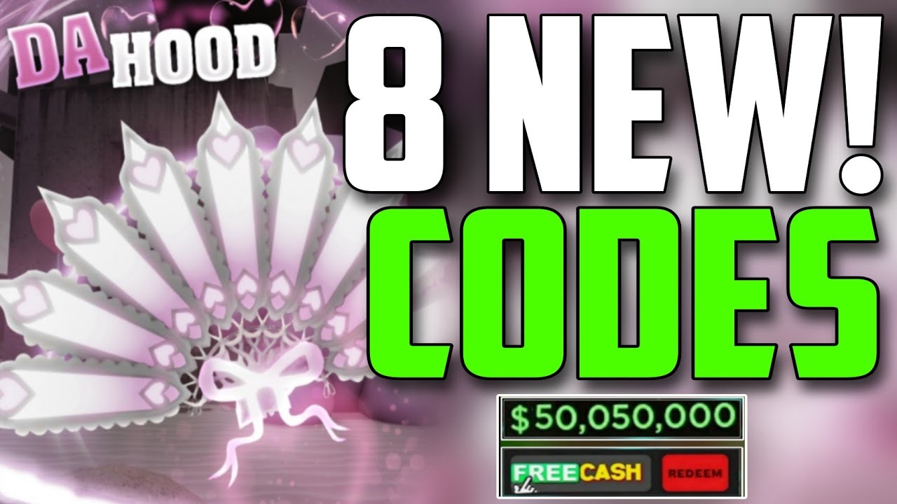 ROBLOX DA HOOD CODES 2025 - DA HOOD CODES 2025 - DA HOOD CODE - CODES DA HOOD - YouTube