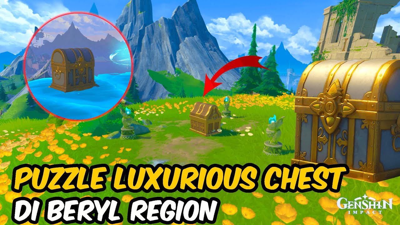 Puzzle Luxurious Chest di Beryl Region, Fontaine - Genshin Impact - YouTube