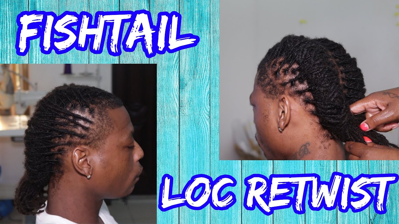 Easy Fishtail Style | Fast Retwist for Locs | Biocare Labs | Curls and ...