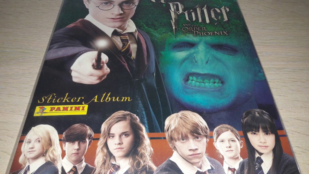 Panini 2007 COMPLETE Harry Potter Order of the Phoenix sticker album ...