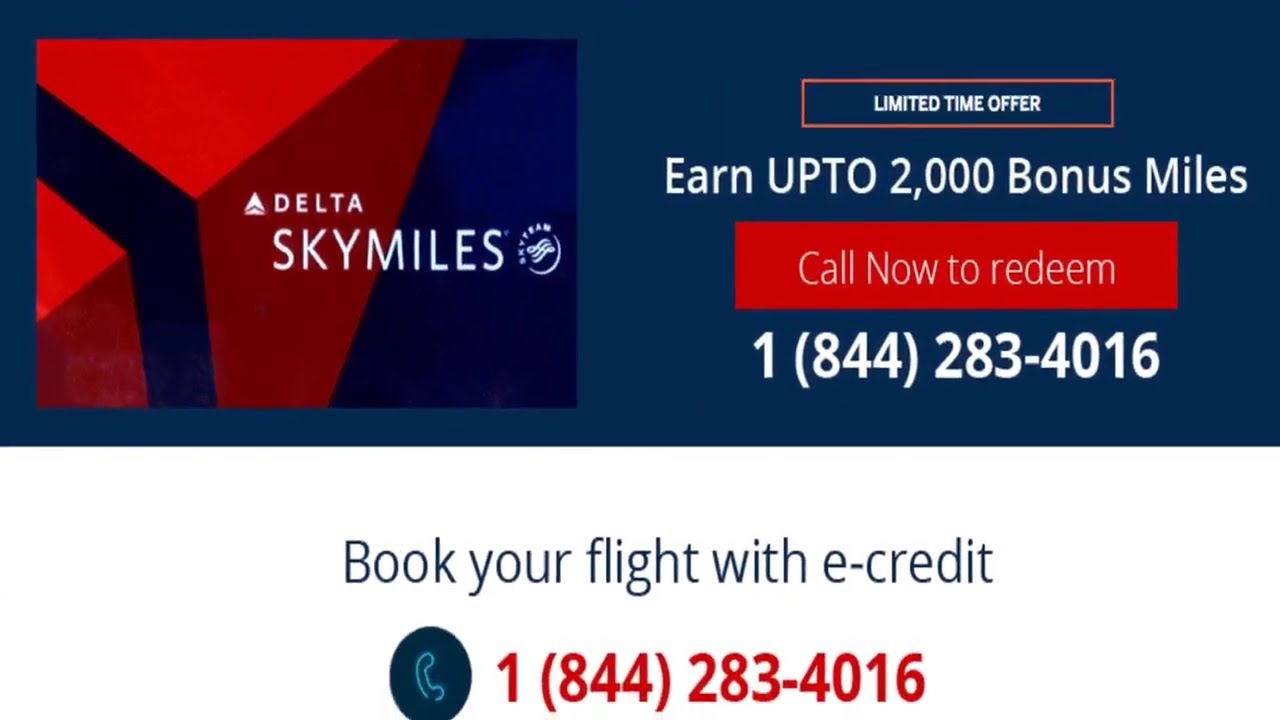 Delta Airlines Skymiles Phone Number | Call Now @(+1-844-283-4016 ...