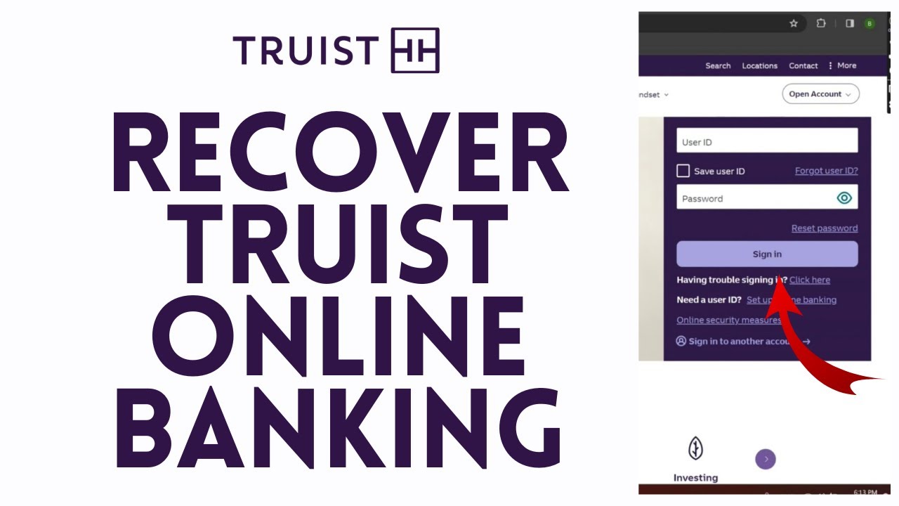 How to Reset Password of Truist Bank | Truist Bank Online Banking ...