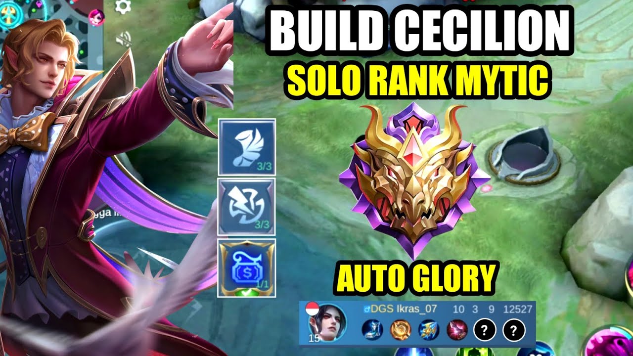 BIKIN TANK MUSUH EMOSI, BUILD INI COCOK UNTUK CECILION SOLO RANK DI ...