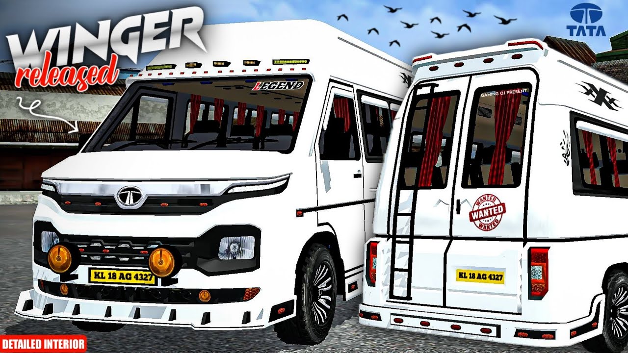 New TATA WINGER MOD For Bus Simulator Indonesia - YouTube