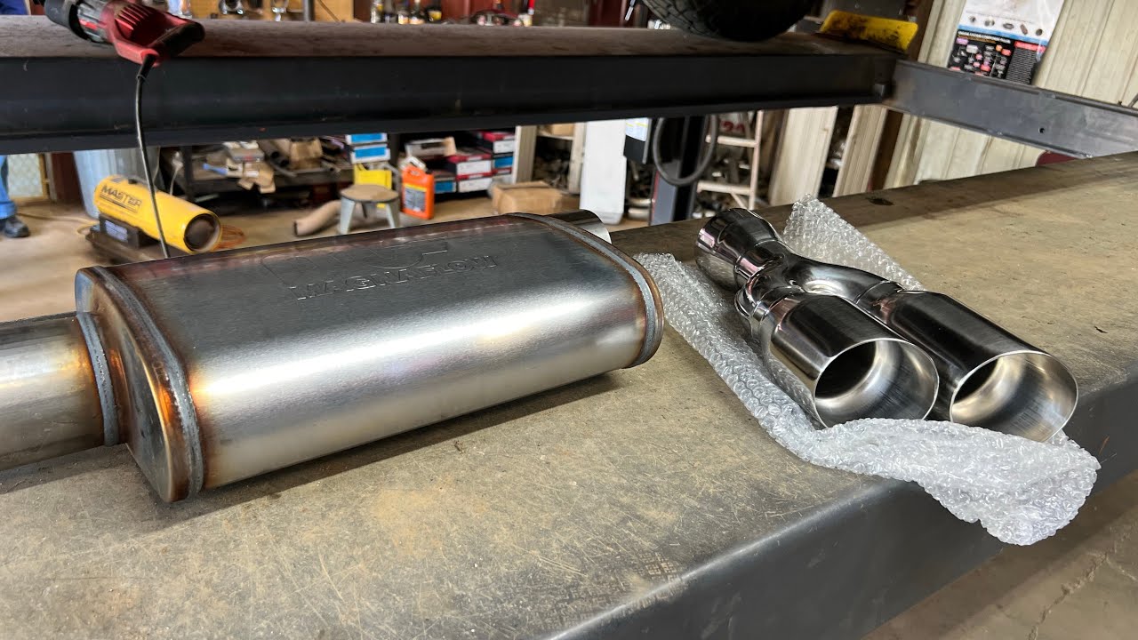 2019 F150 5.0 Magnaflow 11229 Resonator Delete - YouTube