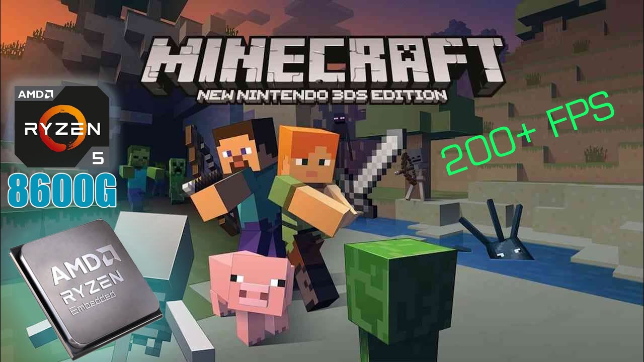 Minecraft on Ryzen 5 8600G & 16GB RAM || Ryzen 8600g FPS test - YouTube