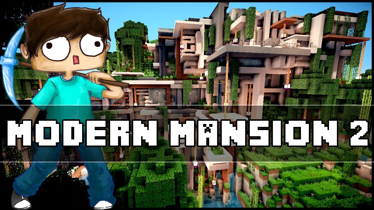 Minecraft - Modern Mansion 2 - YouTube