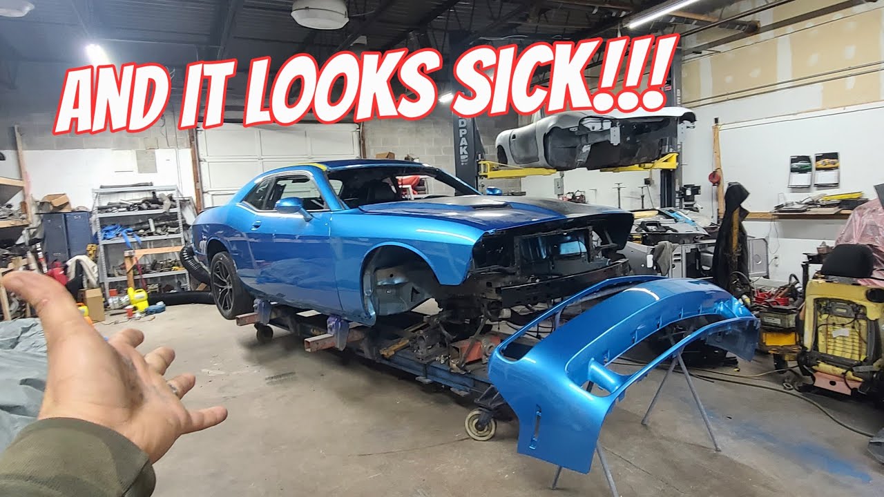 We Finally Painted the Scat Pack!! - YouTube