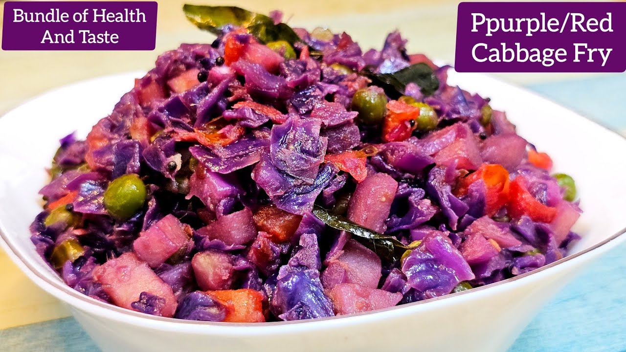 Purple Cabbage Recipe | Red Cabbage recipe | Cabbage Recipe | Red ...