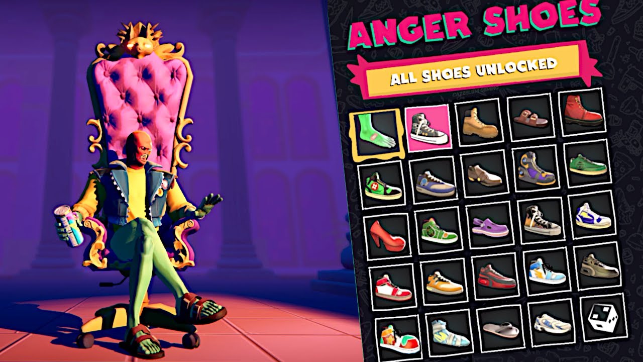 ANGER FOOT All Shoes Unlocked - YouTube