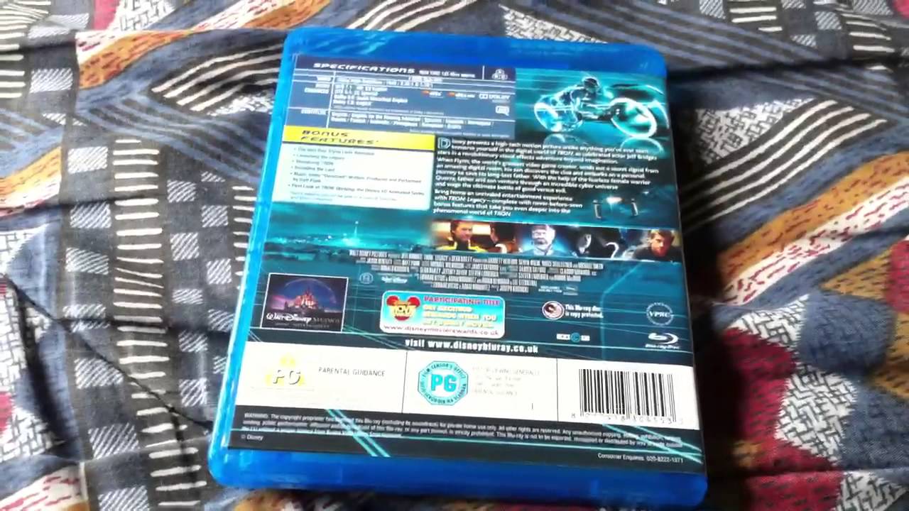 Tron/Tron Legacy Blu-ray Double Pack Unboxing and Review - YouTube