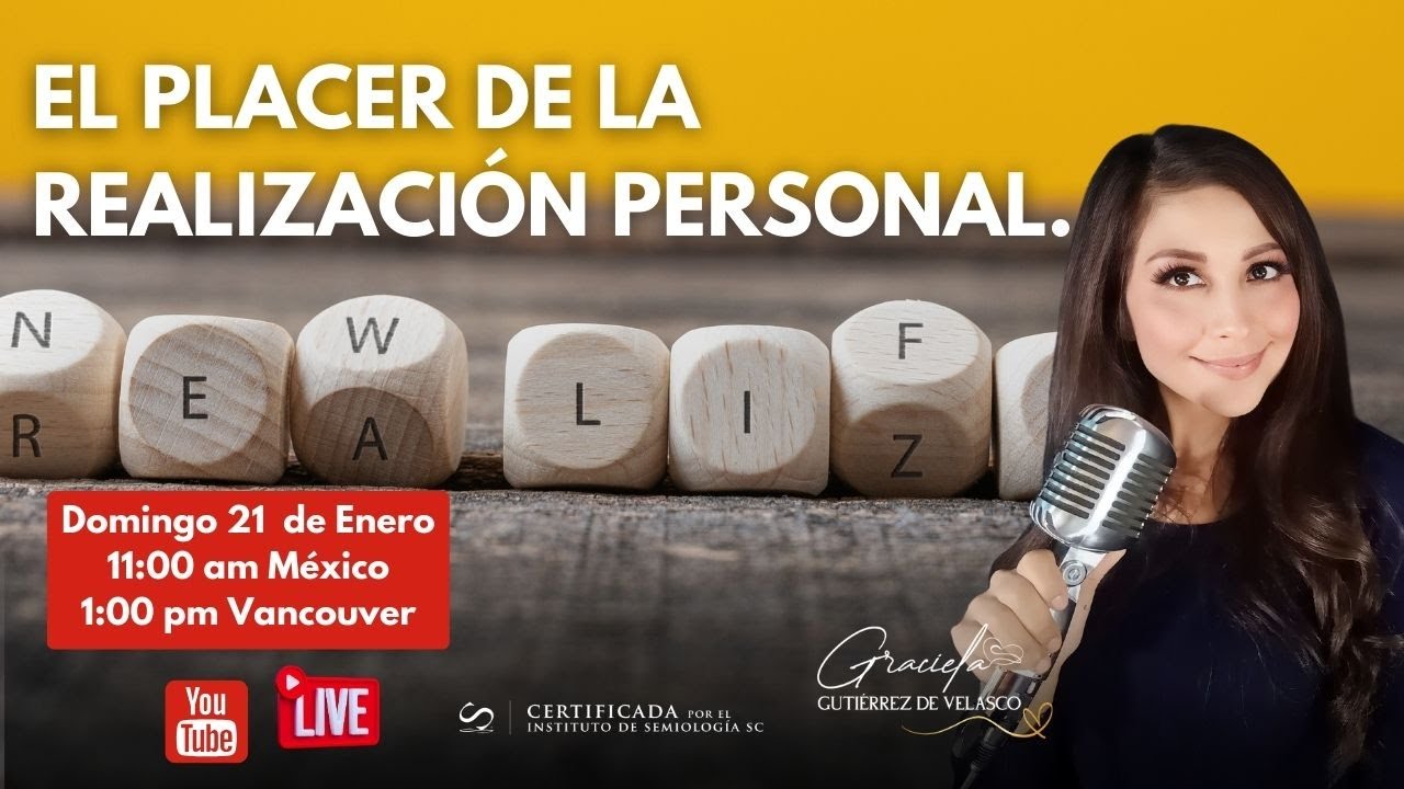 EL PLACER DE LA REALIZACIÓN PERSONAL. SEMIOLOGÍA DE LA FELICIDAD - YouTube