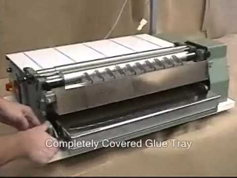 AG TOPSIDE GLUING MACHINE - YouTube