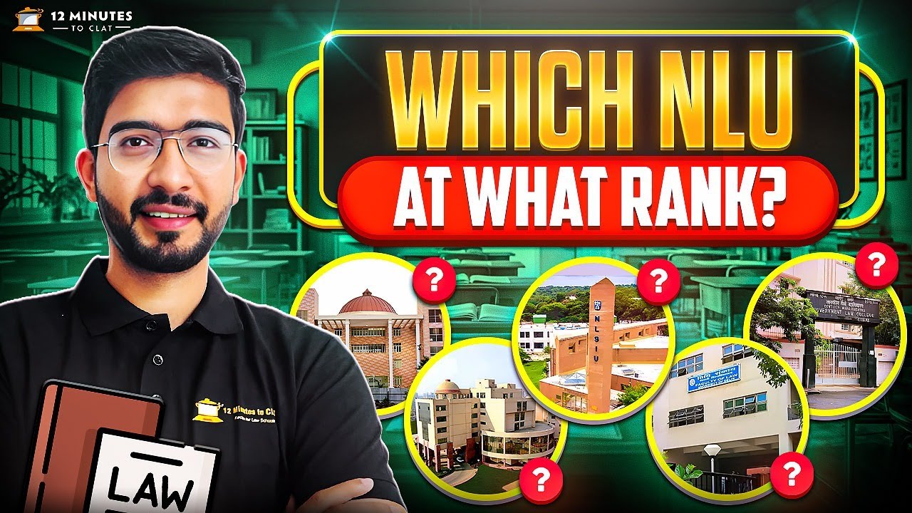 CLAT 2026 Rank vs NLU List: Which College Will You Get? I Keshav ...