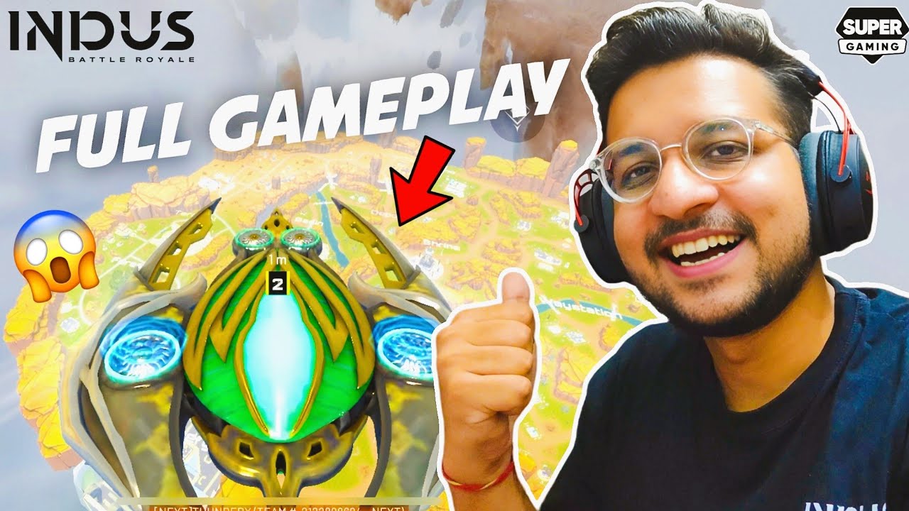 🇮🇳 The Indian Game Indus Battle Royale Full HD Gameplay | Indus Creator ...