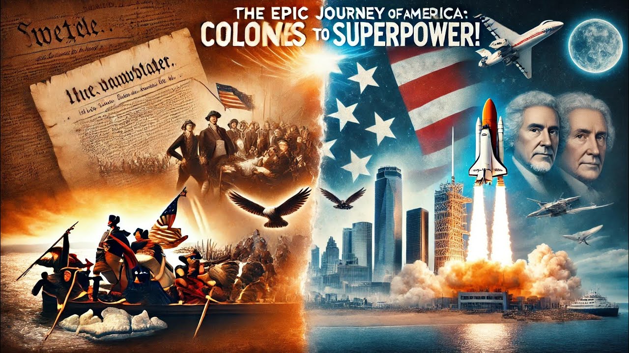 The Epic Journey of America: From Colonies to Superpower ! - YouTube