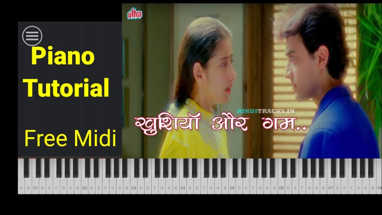 Khushiyan Aur Ghum PianoTutorial|Khushiya Aur Ghum Piano Cover| Notes ...