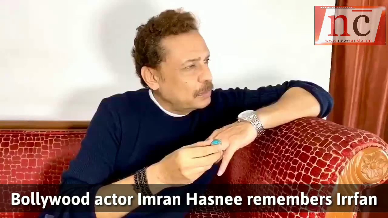 Bollywood actor Imran Hasnee remembers Irrfan Khan..Imran was co-actor ...