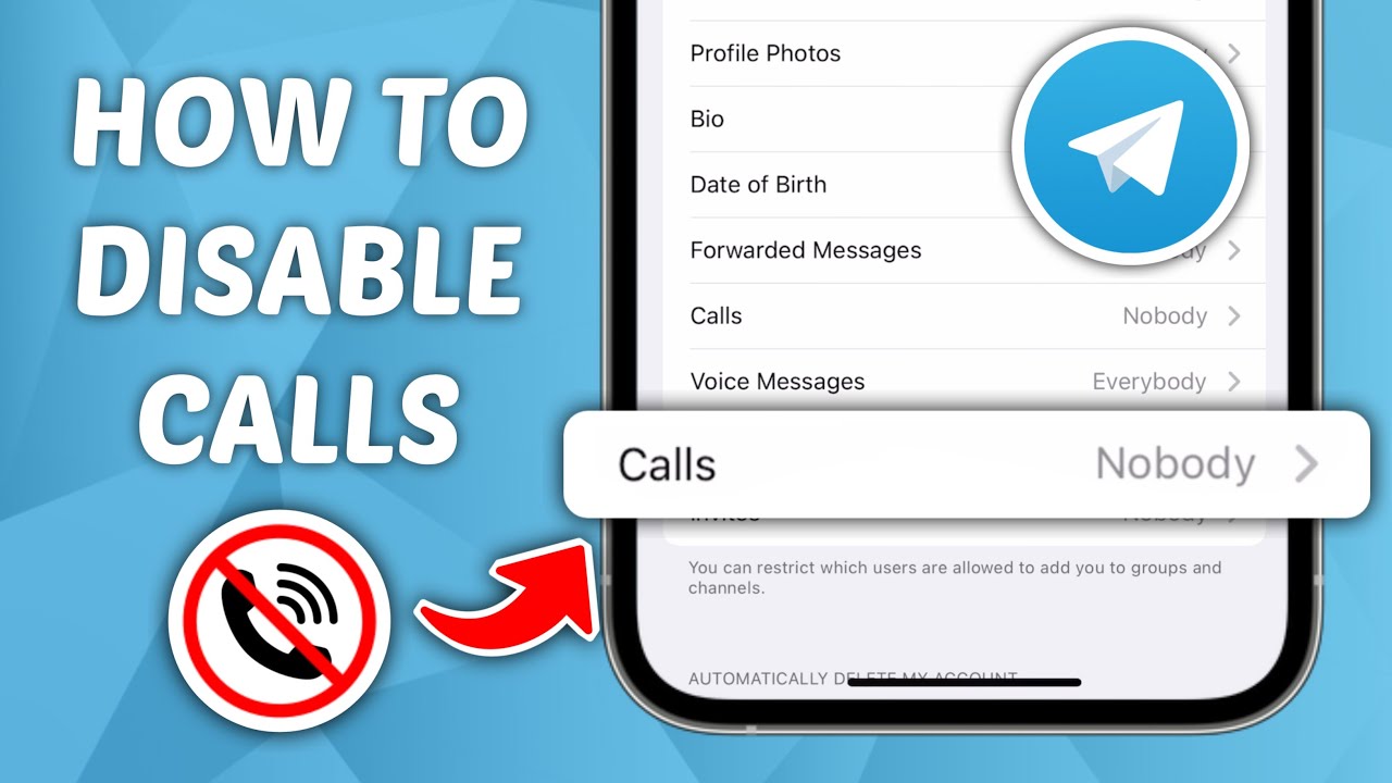 How to Disable Calls on Telegram - Quick and Easy Guide! - YouTube