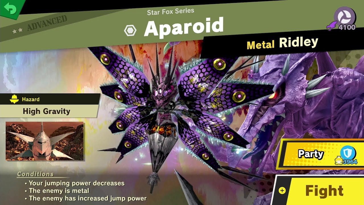 403. Aparoid - Fair Spirit Battle - Super Smash Bros. Ultimate - YouTube