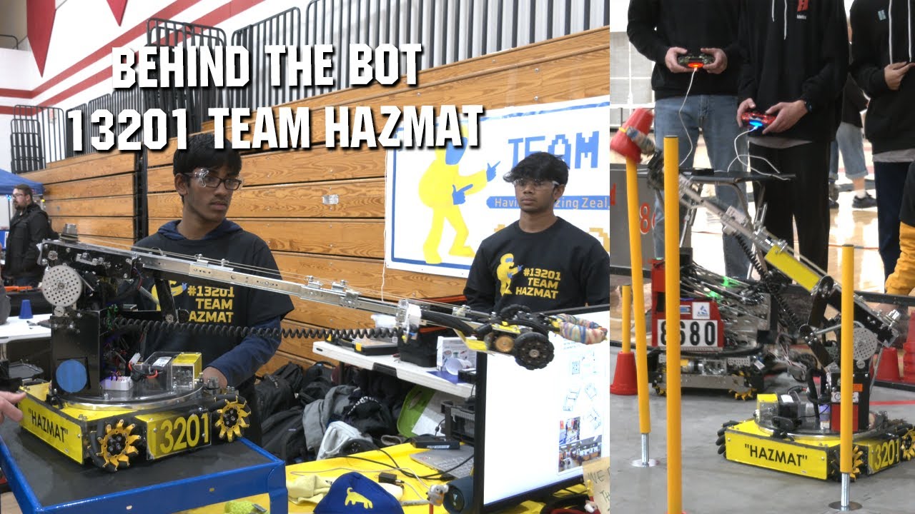 Behind the Bot 13201 Team Hazmat POWERPLAY Robot - YouTube